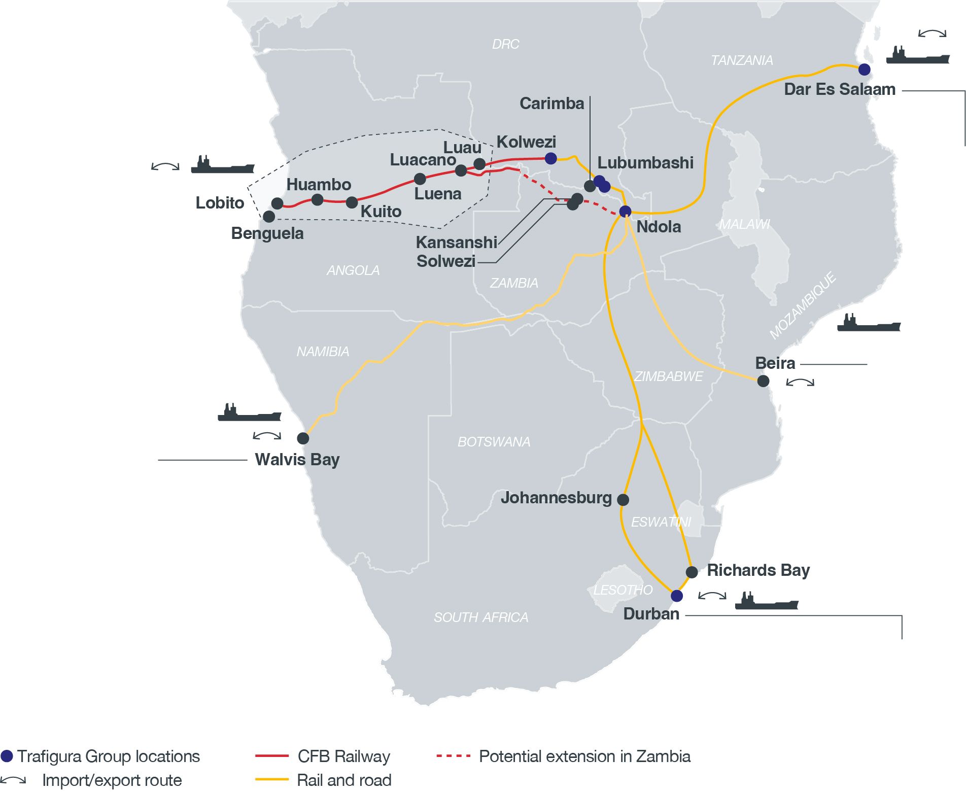 Trafigura und Ivanhoe Mines nehmen Lobito-Atlantik-Eisenbahn in Betrieb ...